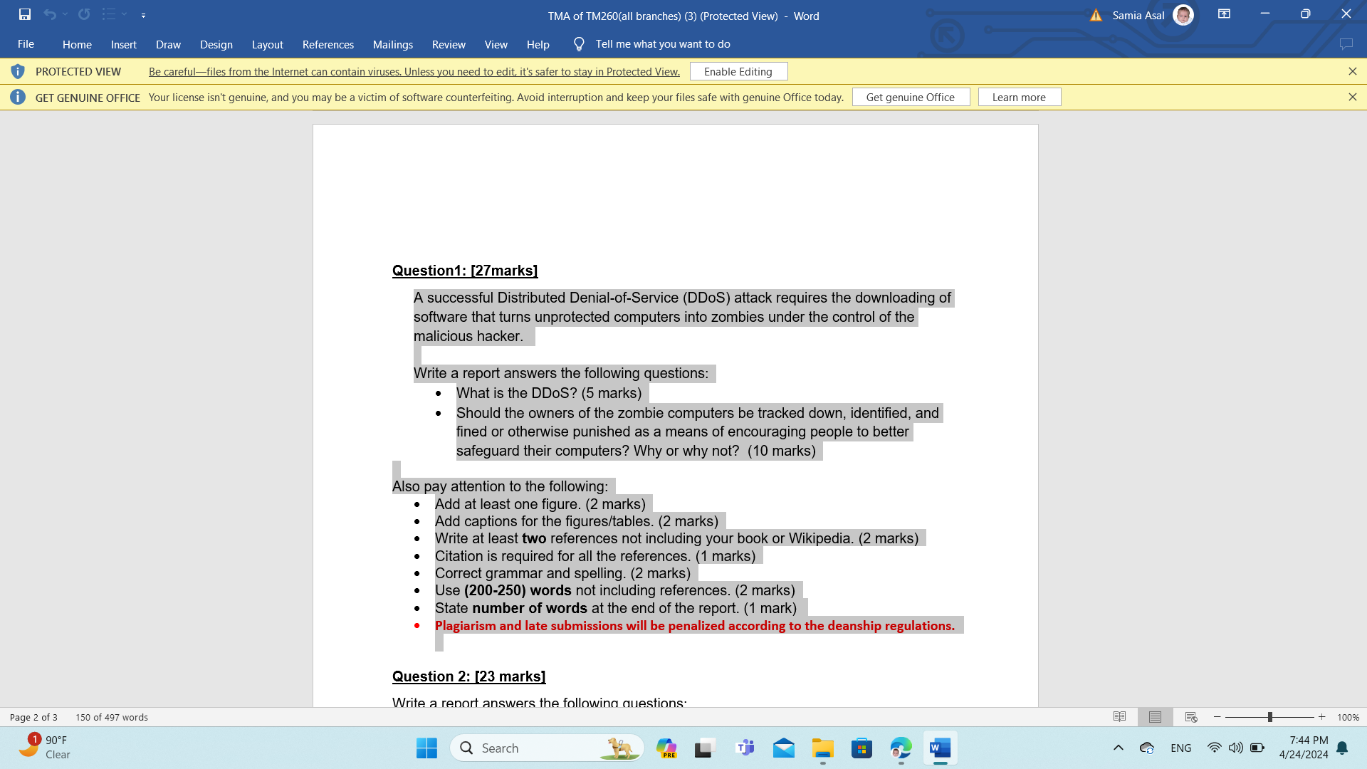 Solved Question1: [27marks]A successful Distributed | Chegg.com
