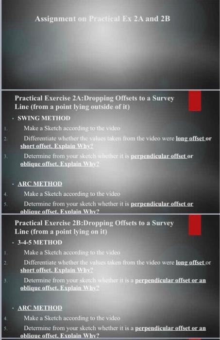 Assignment on Practical Ex 2A and 2B Practical | Chegg.com