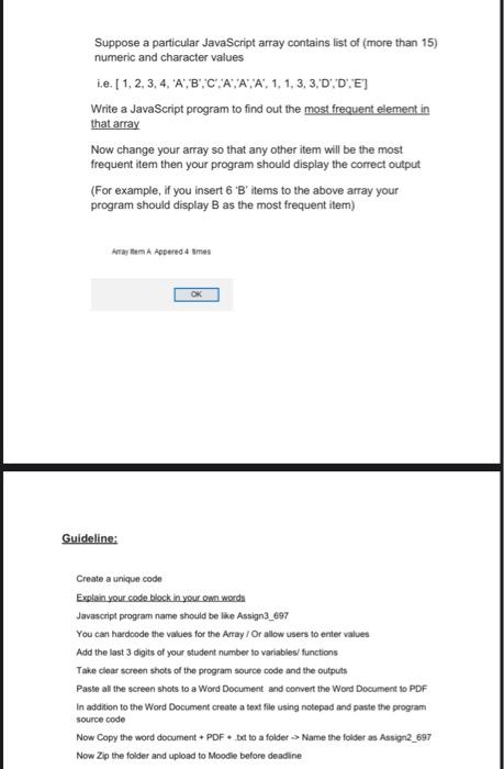 Solved Suppose a particular JavaScript array contains list | Chegg.com