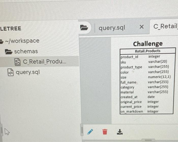 Solved Challenge #1 - Part 5 Task Determine what the sale | Chegg.com