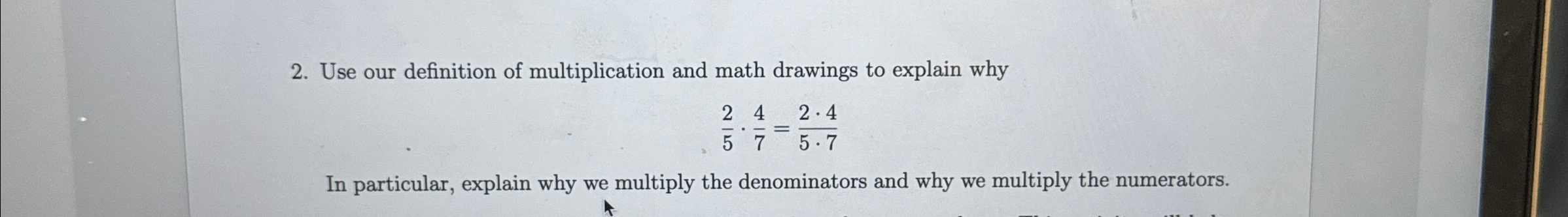 Solved Use our definition of multiplication and math | Chegg.com