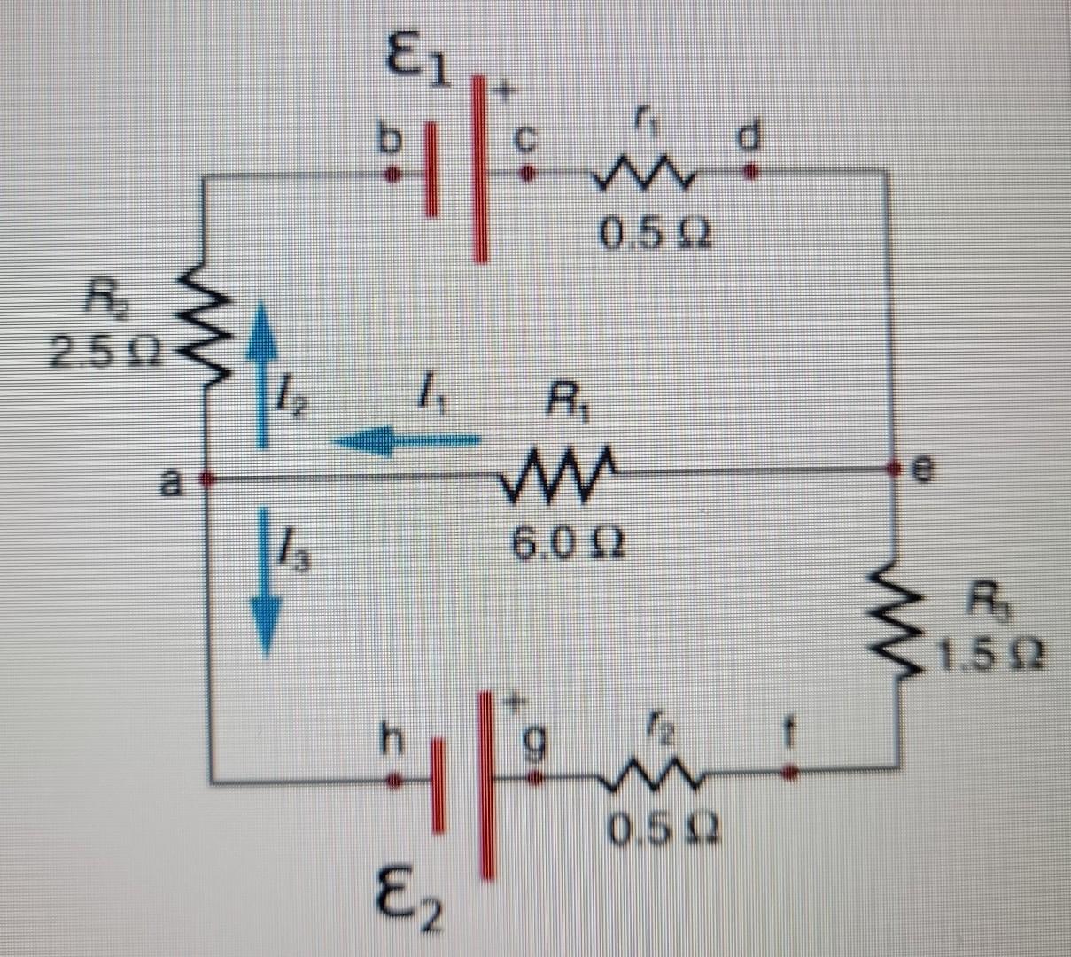 Solved consider the following circuit of three resistors | Chegg.com