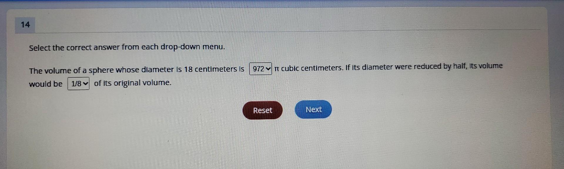 Solved Select the correct answer from each drop-down menu. | Chegg.com