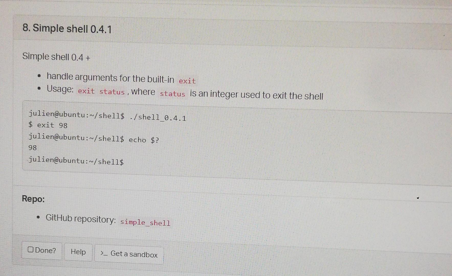intranetabswe.com/projects/235 Compilation Your shell | Chegg.com