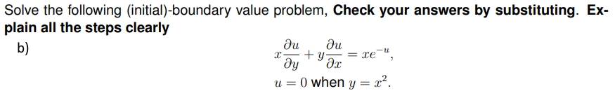 Solved Solve the following (initial)-boundary value problem, | Chegg.com
