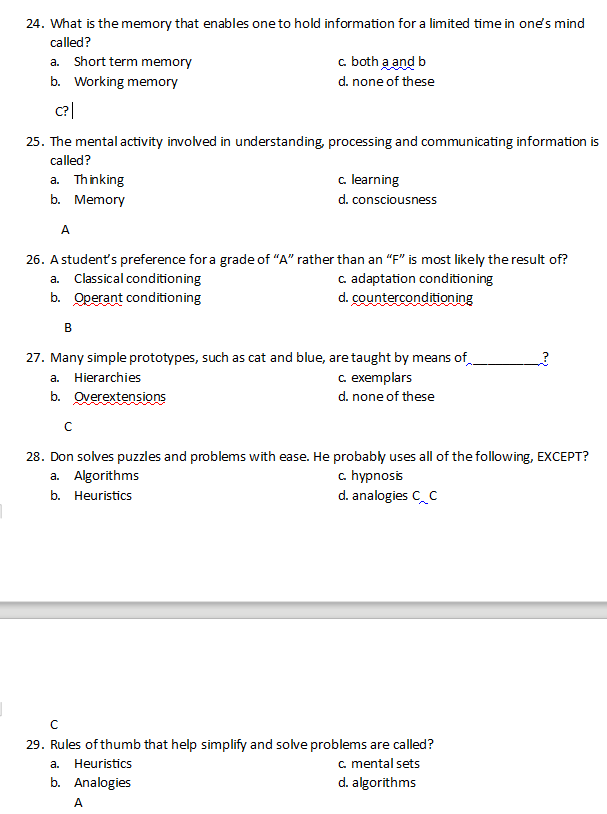 Solved Please help me correct my work, if properly correct | Chegg.com
