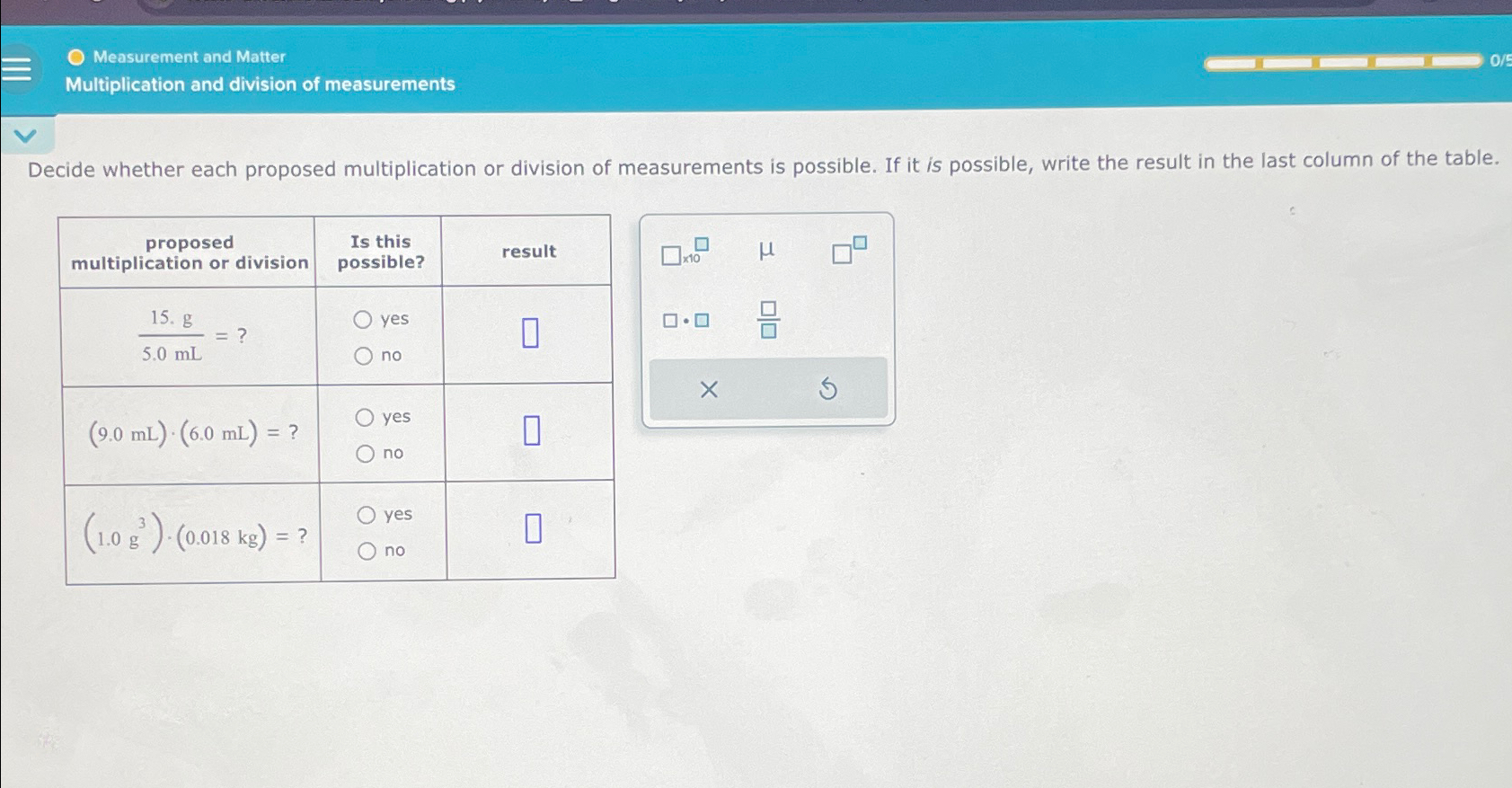 Solved Measurement and MatterMultiplication and division of | Chegg.com