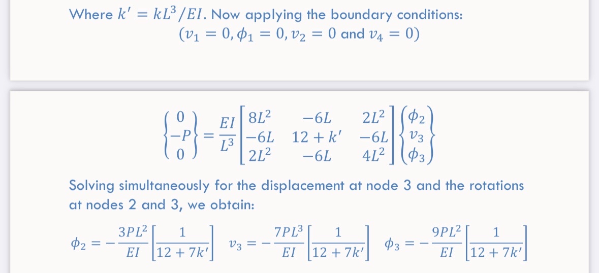 Solved How we get the formula simplify from the matrix for | Chegg.com