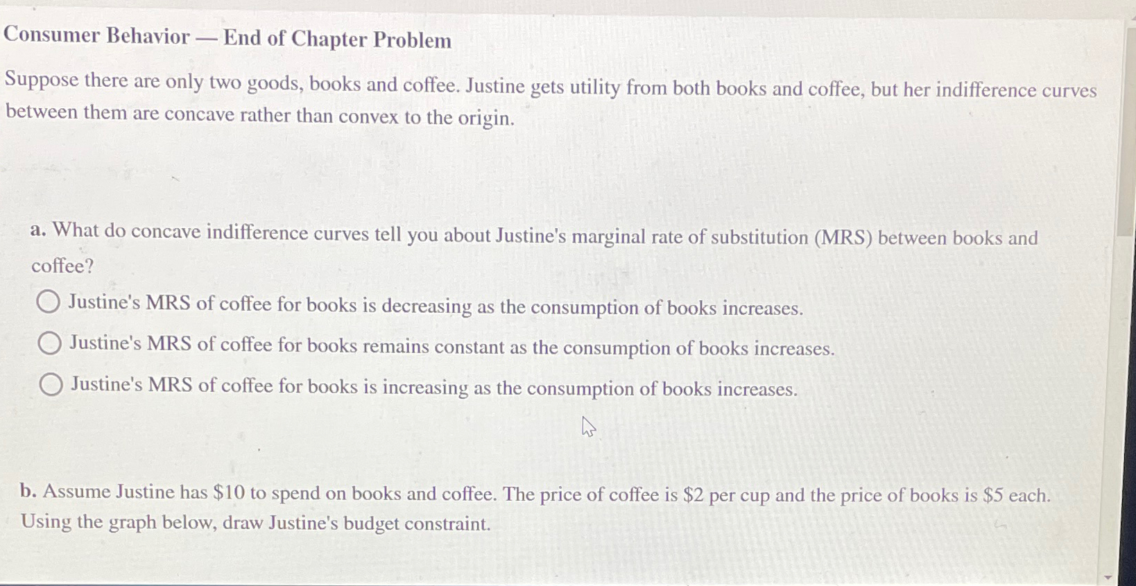 Solved Consumer Behavior - ﻿End of Chapter ProblemSuppose | Chegg.com