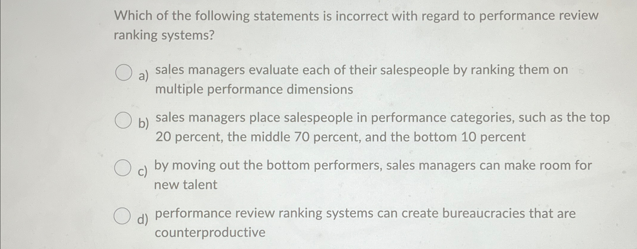 Solved Which of the following statements is incorrect with | Chegg.com