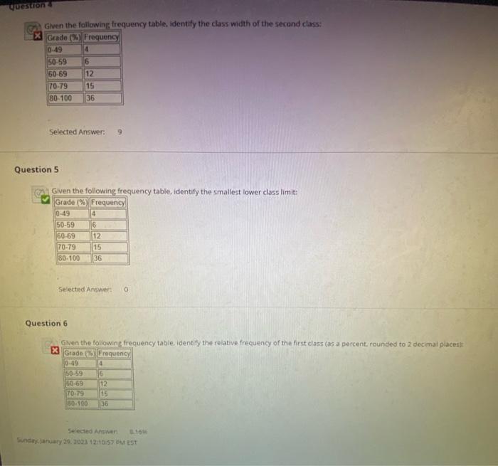 Solved i only need help for question 4 and 6 i thought i got | Chegg.com