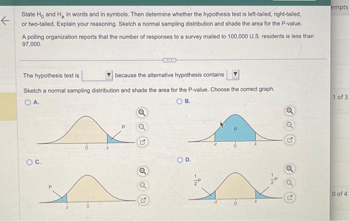 Solved State H0 and Ha in words and in symbols. Then | Chegg.com