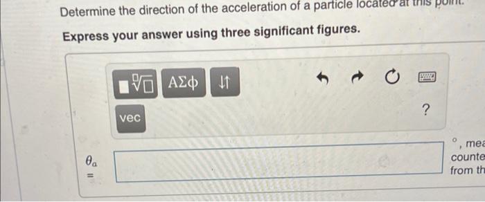 Solved Determine The Equation Of The Streamline Passing