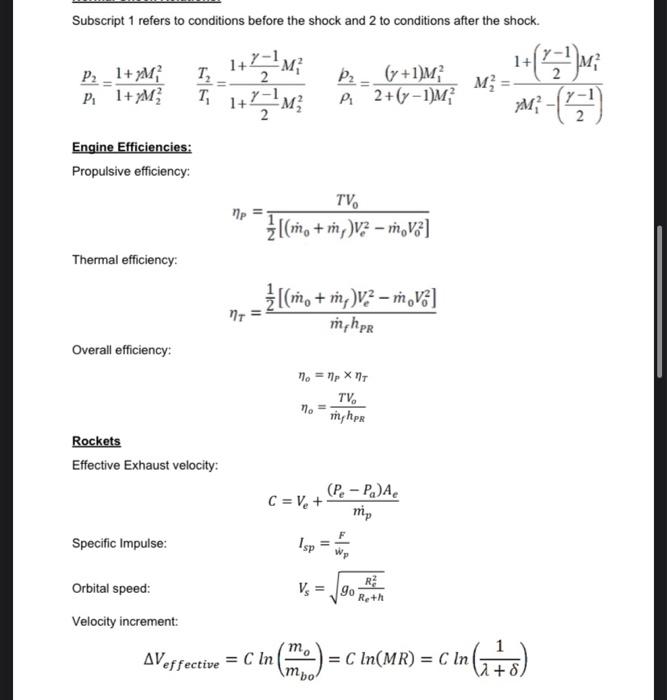 Solved 4. At 7km ISA conditions, air is simulated at Mach 2 | Chegg.com