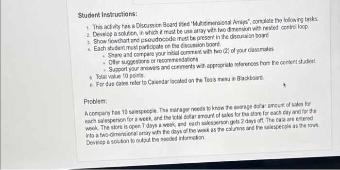 Solved Student Instructions: 1. This activity has a | Chegg.com