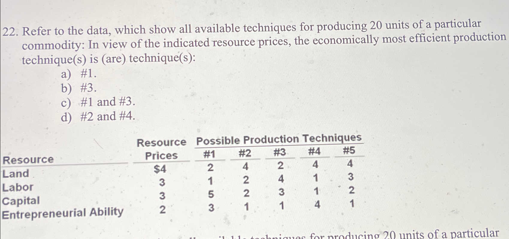 Solved Refer to the data, which show all available | Chegg.com