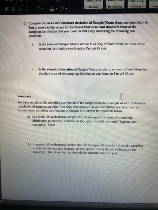 Normal No Spacing Heading 1 Heading 2 OBJECTIVES: The | Chegg.com