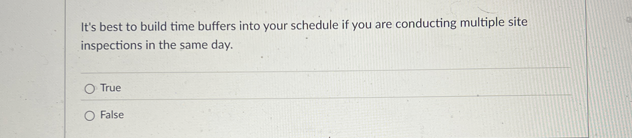 Solved It's best to build time buffers into your schedule if | Chegg.com
