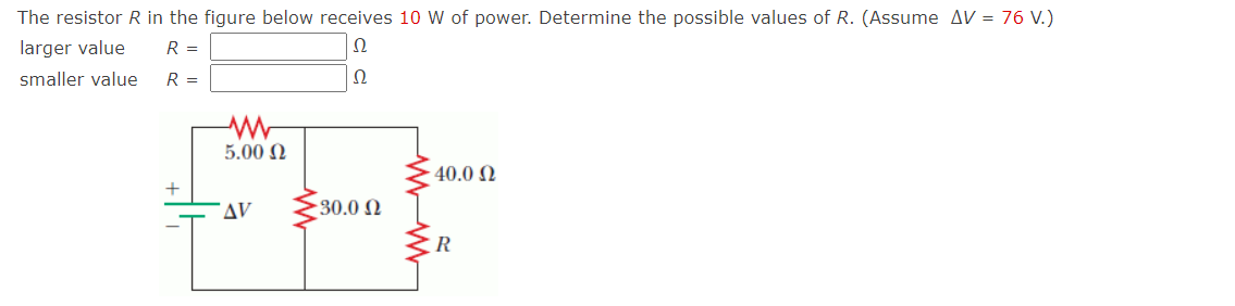 Solved The resistor R ﻿in the figure below receives 10W ﻿of | Chegg.com
