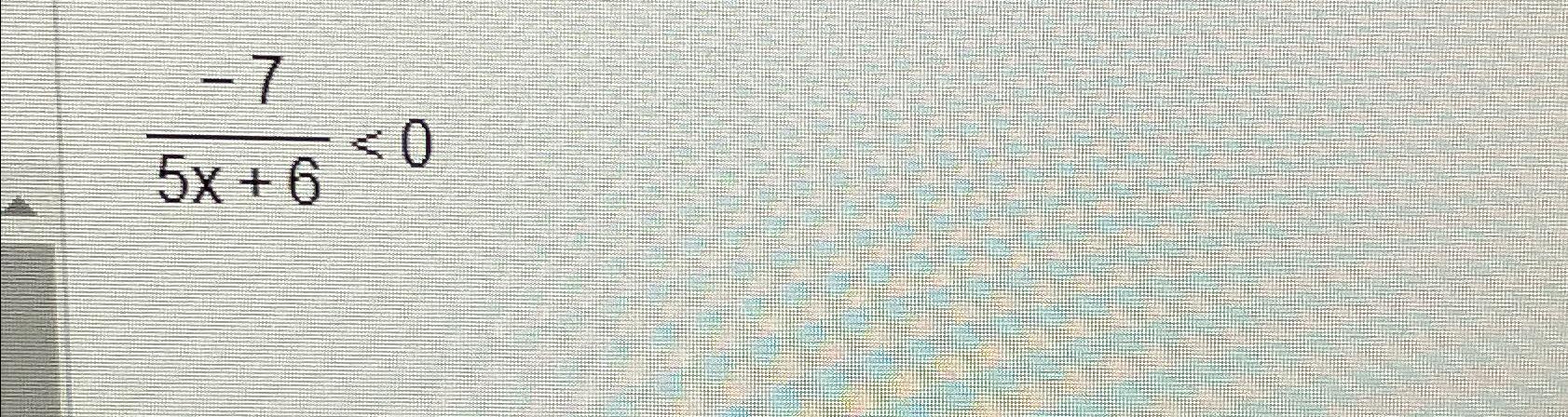 Solved -75x+6