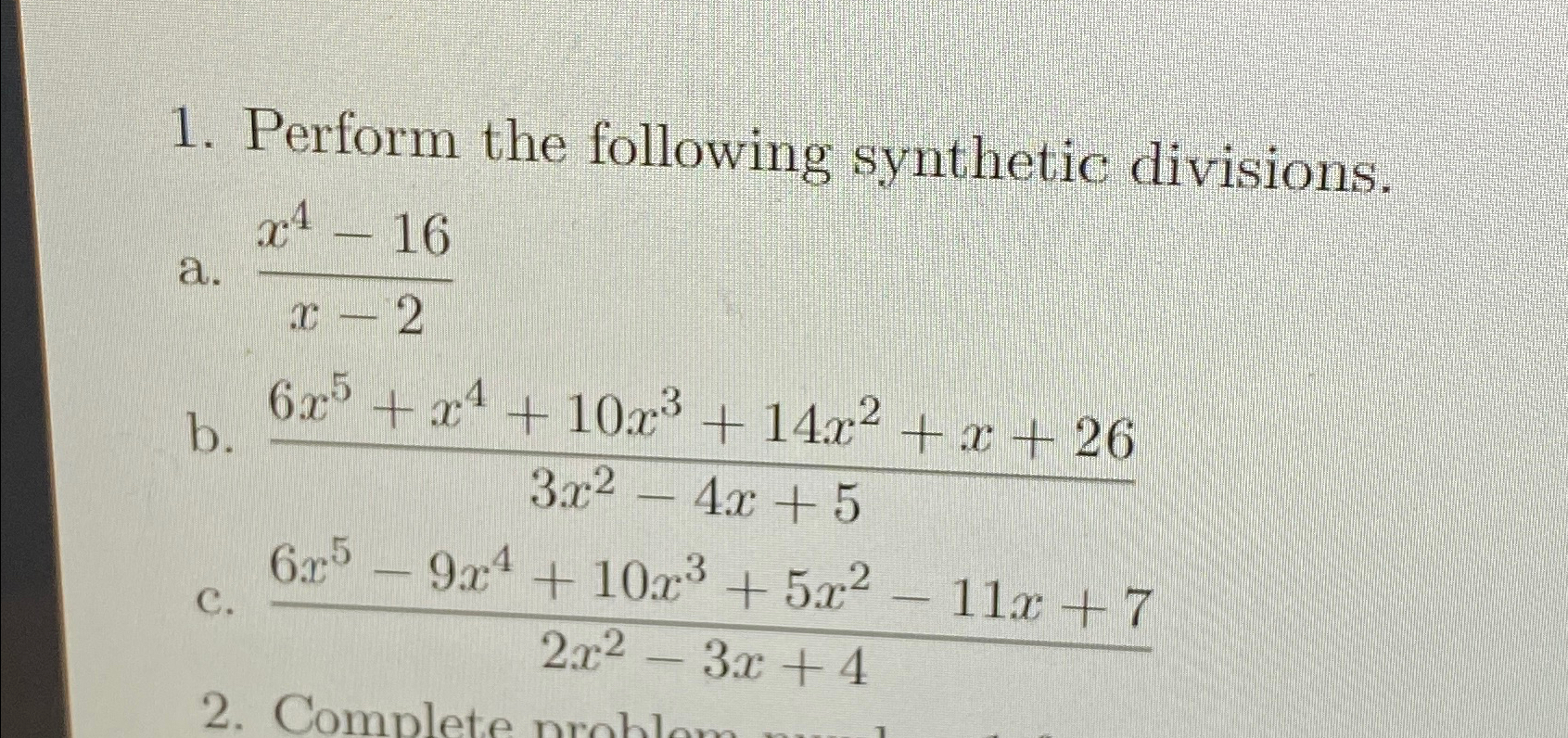 Solved Perform the following synthetic | Chegg.com