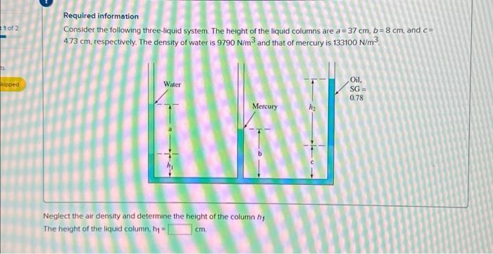 Solved Required information Consider the following | Chegg.com