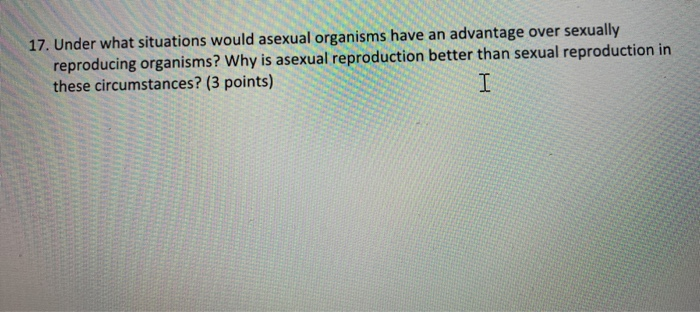 Solved 18 Based On The Graph Below Is This An Organism