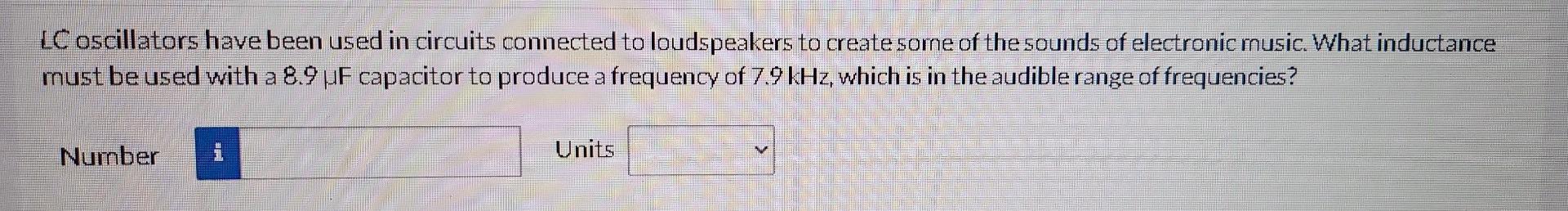 Solved LC oscillators have been used in circuits connected | Chegg.com