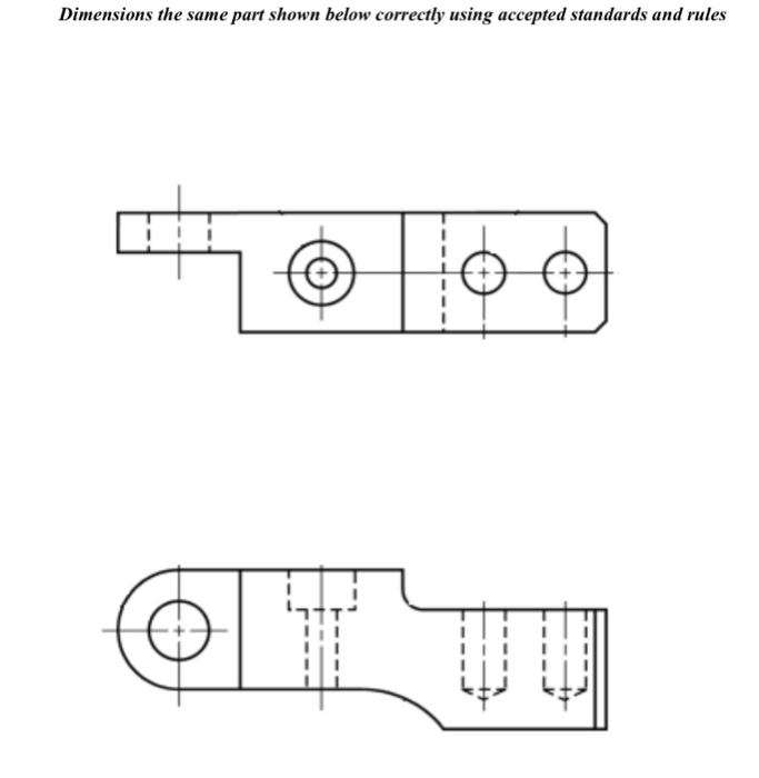 Solved Consider the incorrectly dimensioned object shown. | Chegg.com
