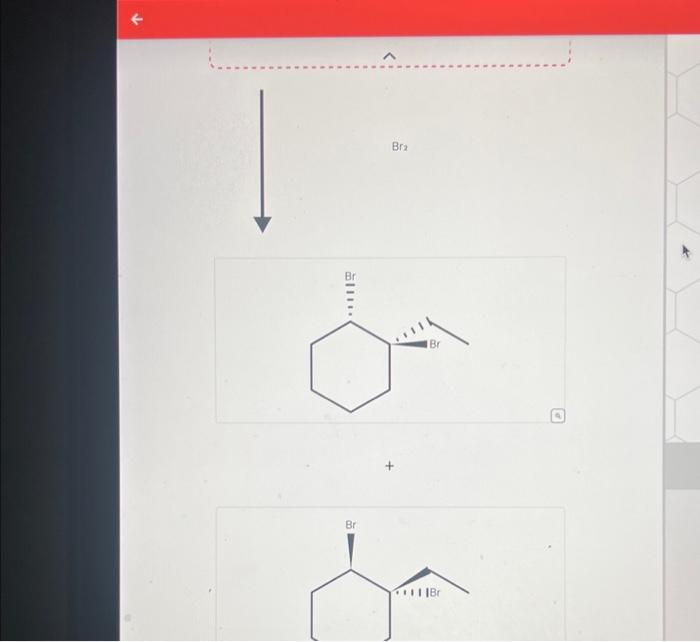 Solved Draw the starting structure that would lead to the | Chegg.com