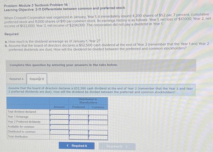 Solved Problem: Module 3 Textbook Problem 14 Leorning | Chegg.com