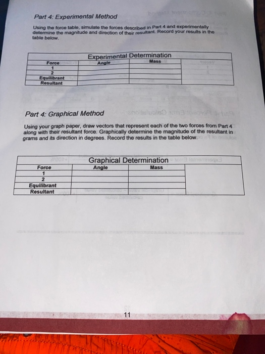 Part 3: Component Method Using the component method, | Chegg.com