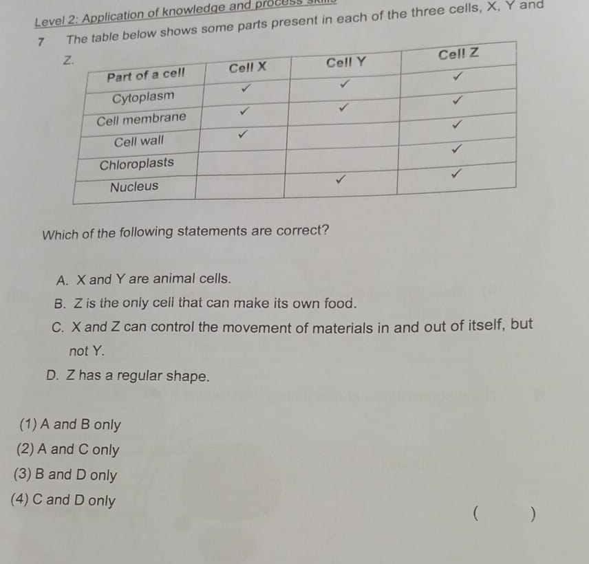 Solved Level 2: Application of knowledge and prot7 ﻿The | Chegg.com