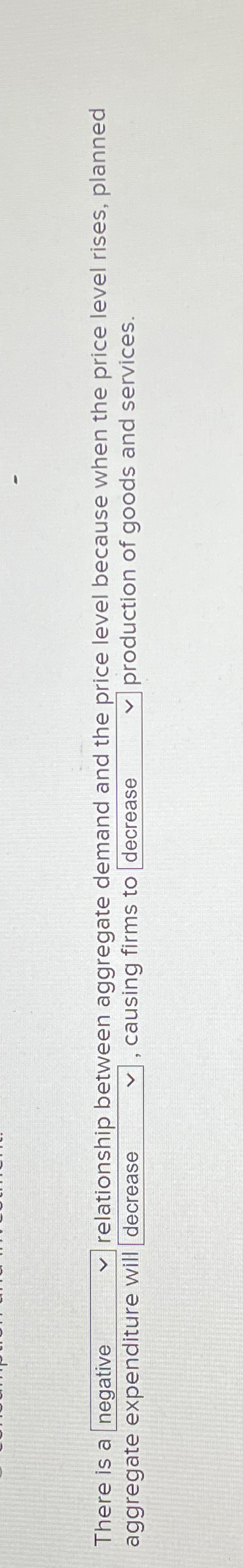 Solved There is a negative , ﻿relationship between | Chegg.com