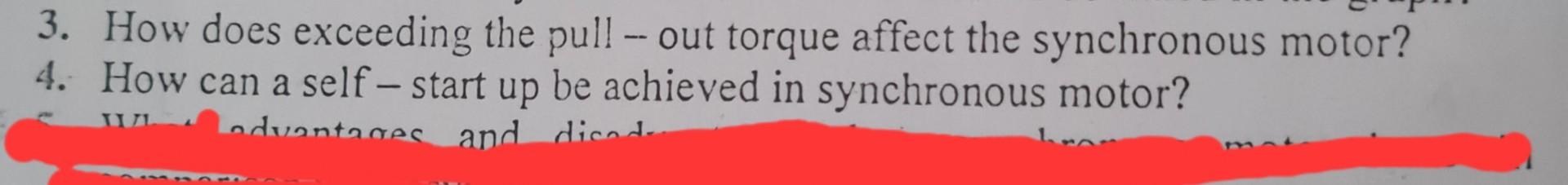 3. How does exceeding the pull - out torque affect | Chegg.com