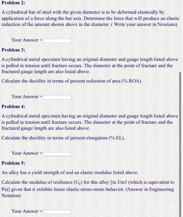 Solved Instructions: For problems 4 and 5 use the table | Chegg.com
