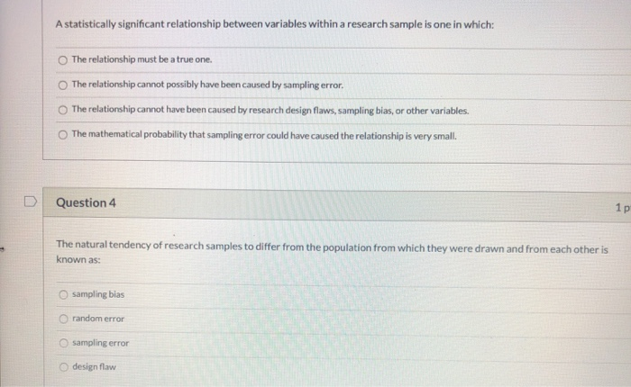 Solved A"true relationship between variables is one that | Chegg.com