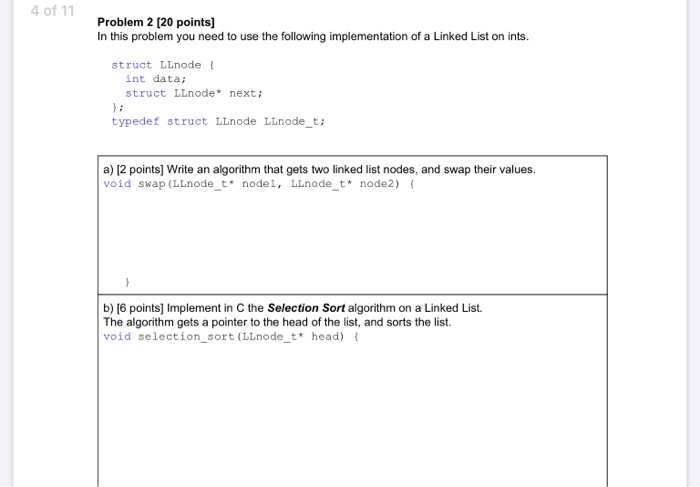 Solved 4 of 11 Problem 2 [20 points] In this problem you | Chegg.com