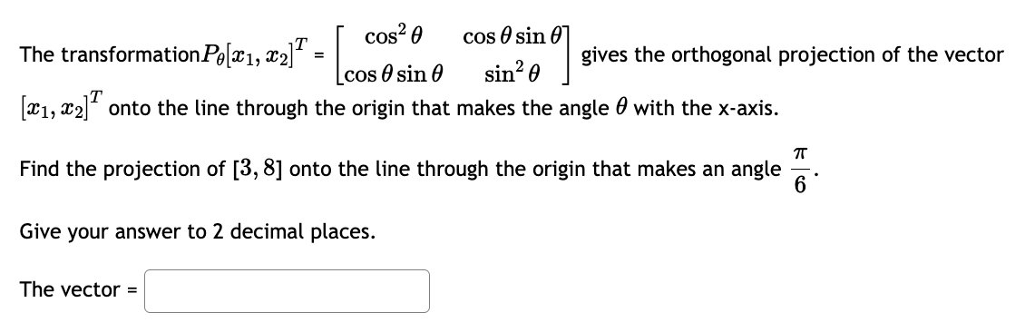Solved The transformation | Chegg.com