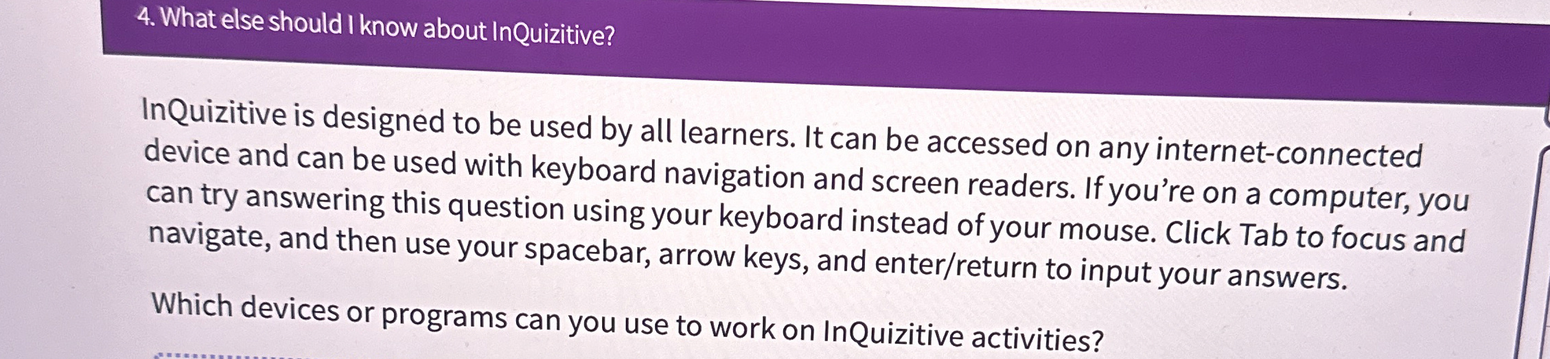 Solved What else should I know about InQuizitive?InQuizitive | Chegg.com | Chegg.com