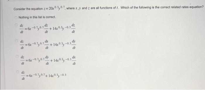 Solved Consider the equation Q=6P3−5R2, where Q,P and R are | Chegg.com