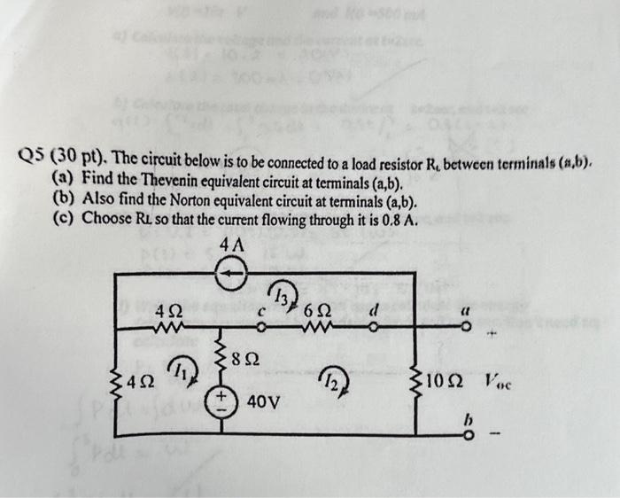 Solved Q5 (30pt). The circuit below is to be connected to a | Chegg.com