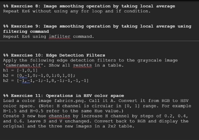 Solved 84 Bxeroise 1: Channels of a color image Take a | Chegg.com