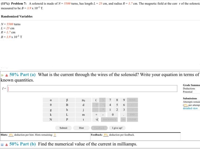 Solved \%) Problem 1: The hot and neutral wires supplying DC | Chegg.com