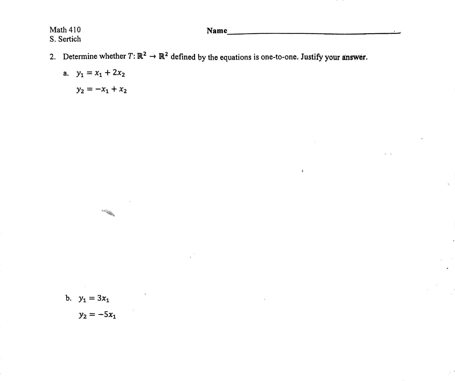 Solved Determine whether the matrix operator T: R^2-> ﻿R^2 | Chegg.com