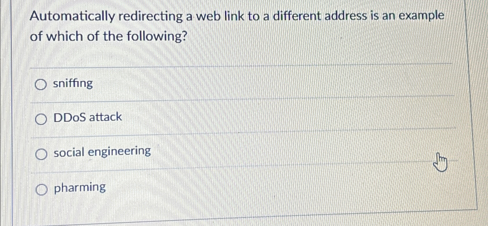 Solved Automatically redirecting a web link to a different | Chegg.com