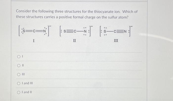 Solved Consider the following three structures for the | Chegg.com