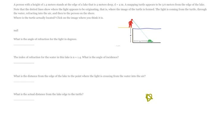 Solved A person with a height of 1.4 meters stands at the | Chegg.com