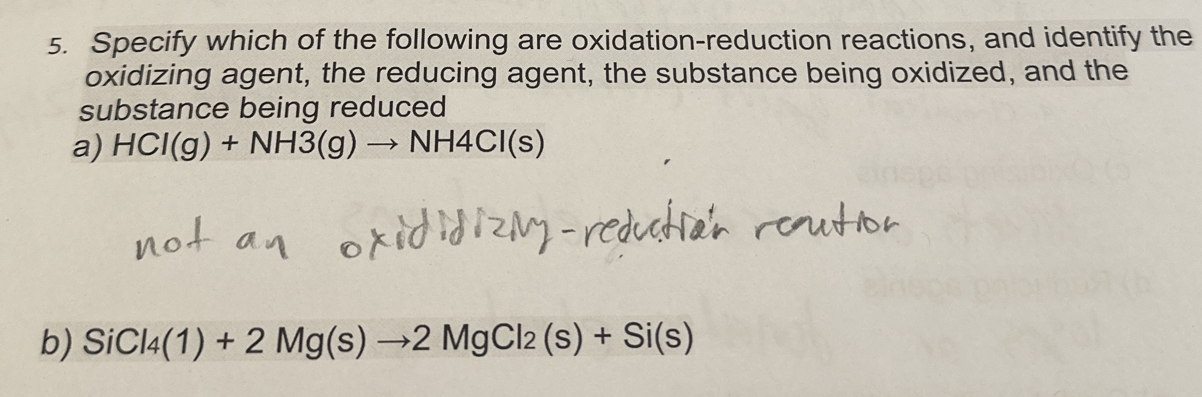 Solved Specify which of the following are | Chegg.com