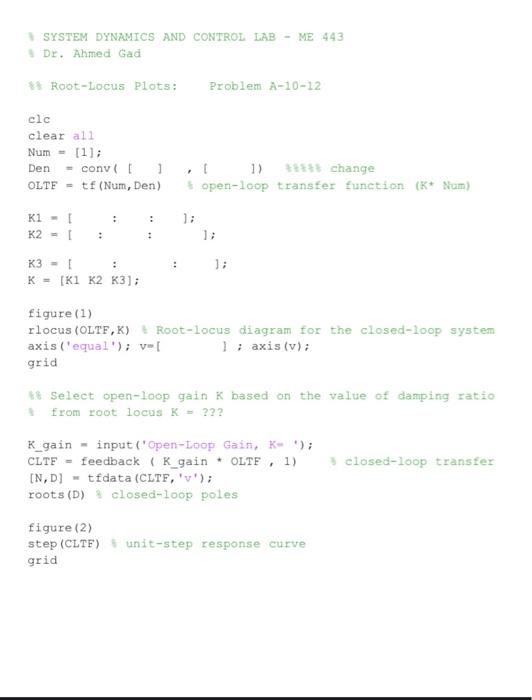 Solved Problem 3: Sketch the root loci for the closed loop | Chegg.com